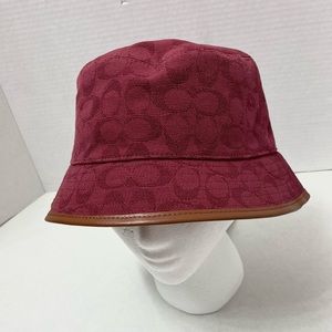 Coach | Accessories | Coach Signature Jacquard Bucket Hat | Poshmark